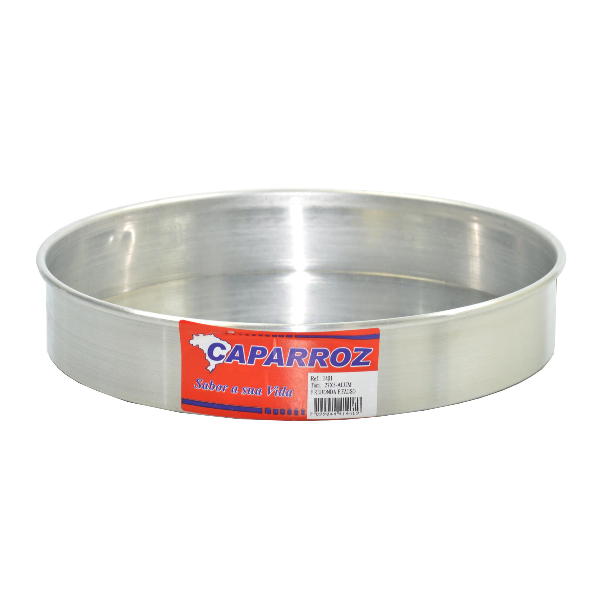 Forma para Torta com Fundo Falso 27x5cm em Alumínio Caparroz (01UND ...