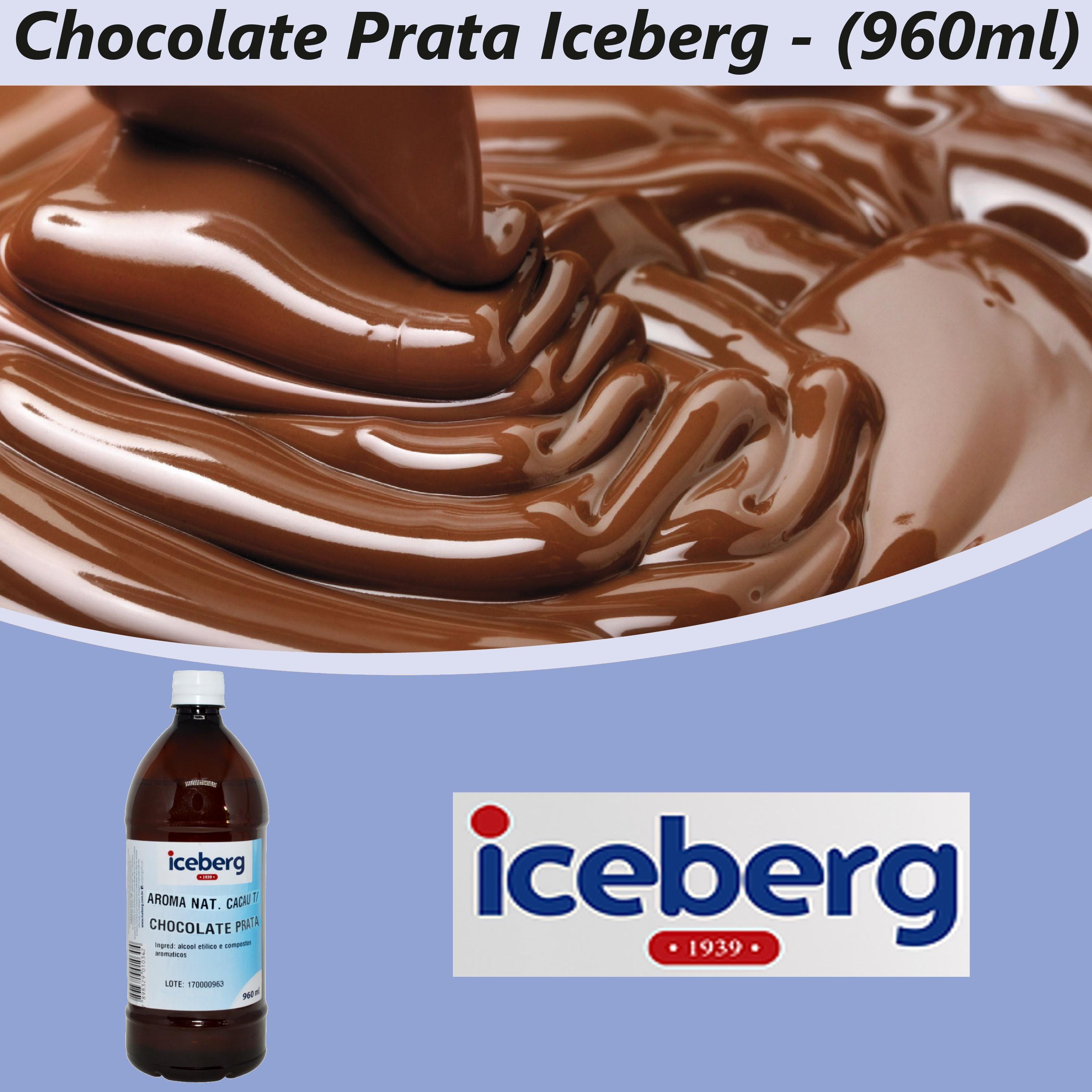 Aroma Natural de Cacau Tipo Chocolate Prata Iceberg (960ml) - Irmãos Haluli