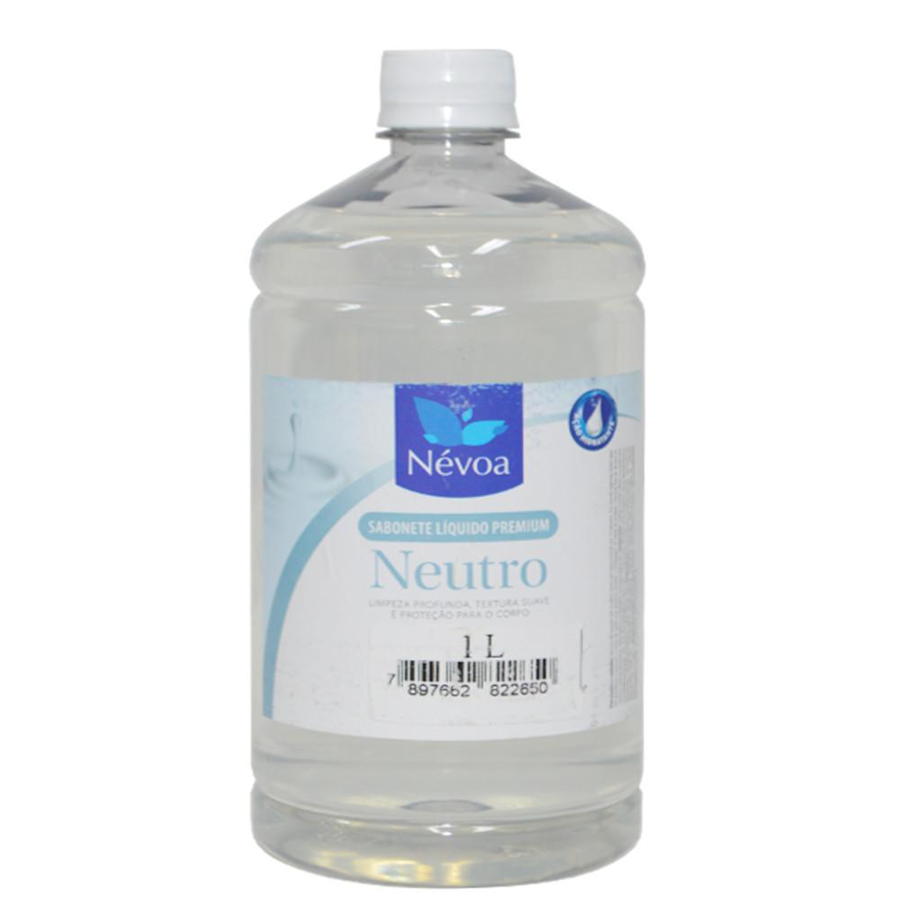 Sabonete Líquido Premium Neutro Transparente Névoa 1 Litro - Irmãos Haluli