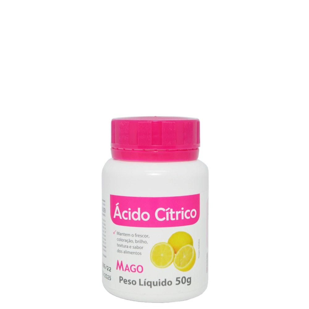 Ácido Cítrico Mago 50 gramas - Irmãos Haluli