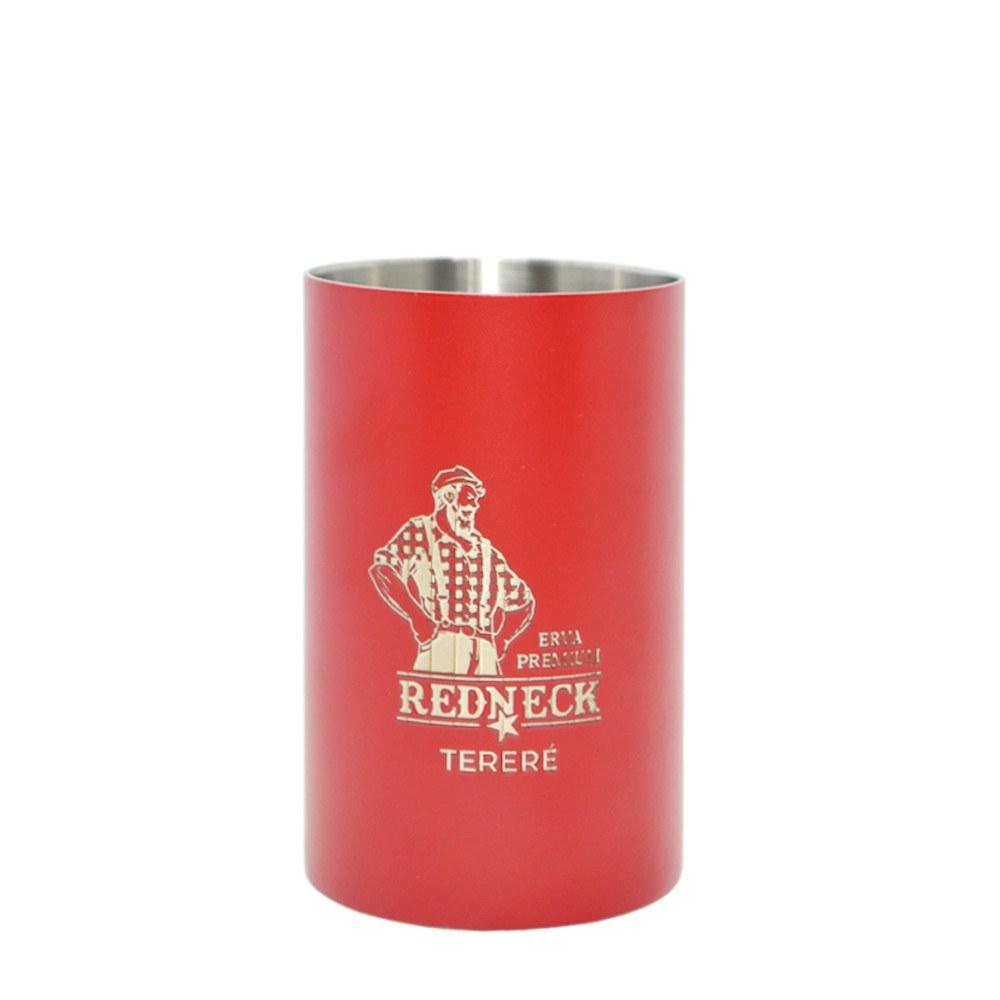Copo de Inox Redondo Vermelho Ref. 203 Redneck - Irmãos Haluli