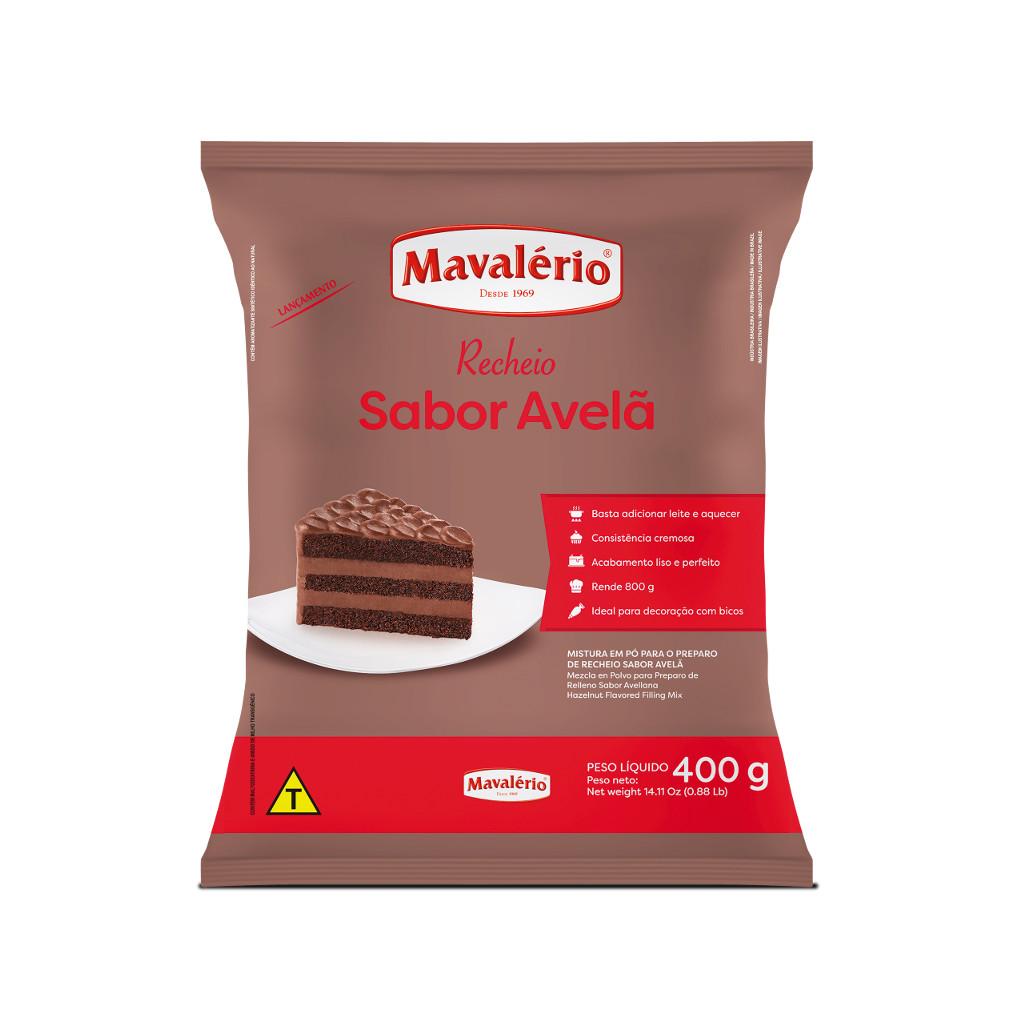 Recheio em Pó Sabor Avelã Mavalério (400 gramas) - Irmãos Haluli
