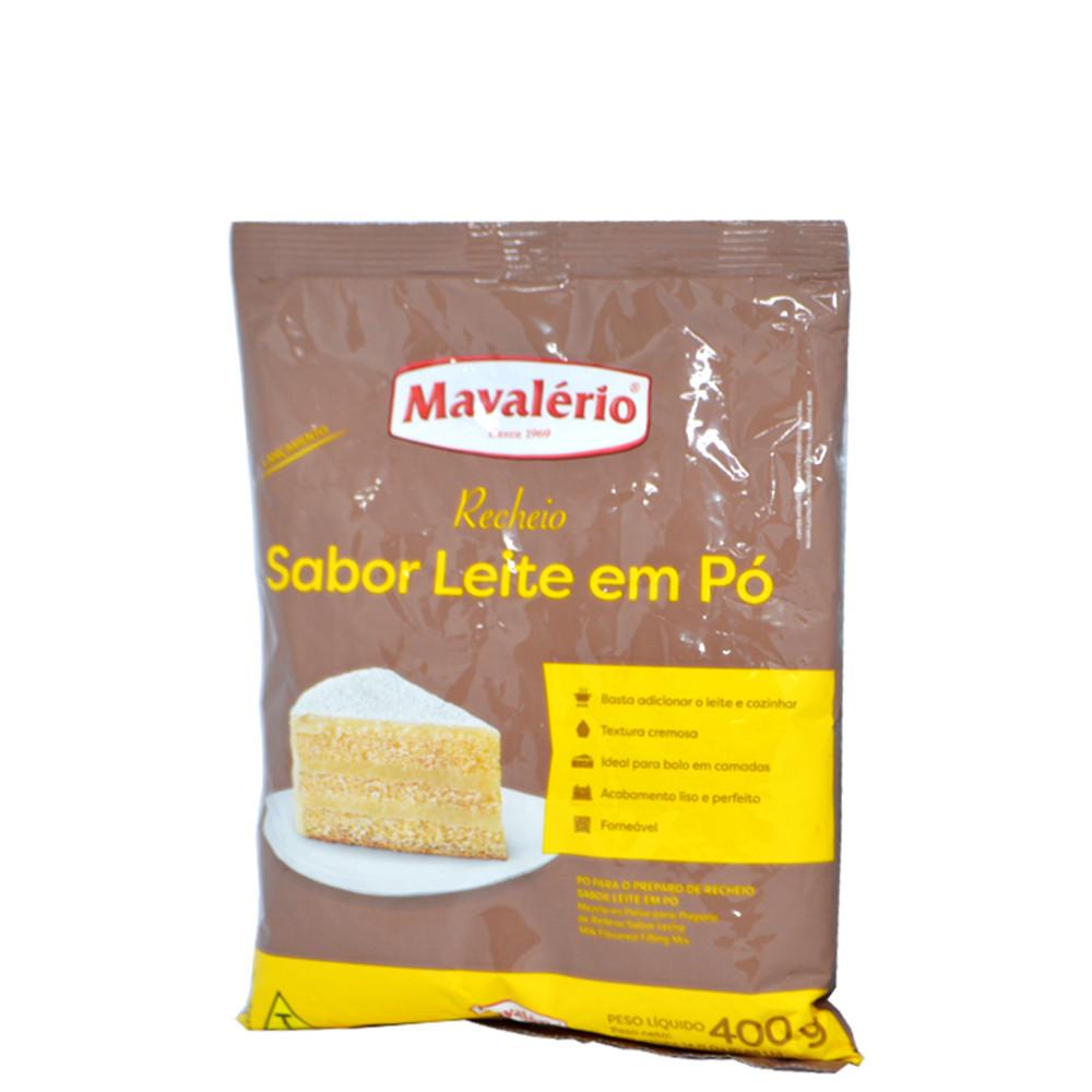 Recheio em Pó Sabor Leite em Pó Mavalério 400 gramas - Irmãos Haluli