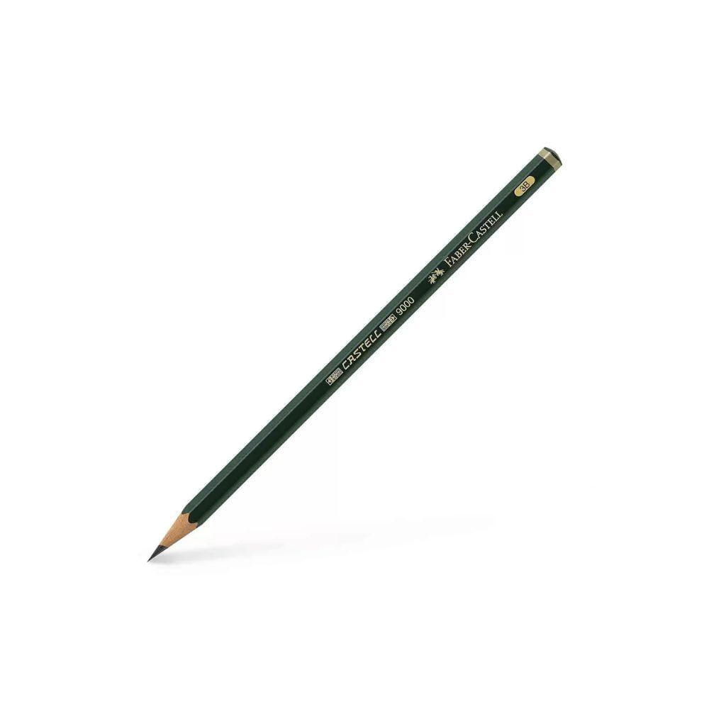 Lápis Grafite Técnico Preto 9000 3B Faber-Castell (01 Unidade) - Irmãos ...