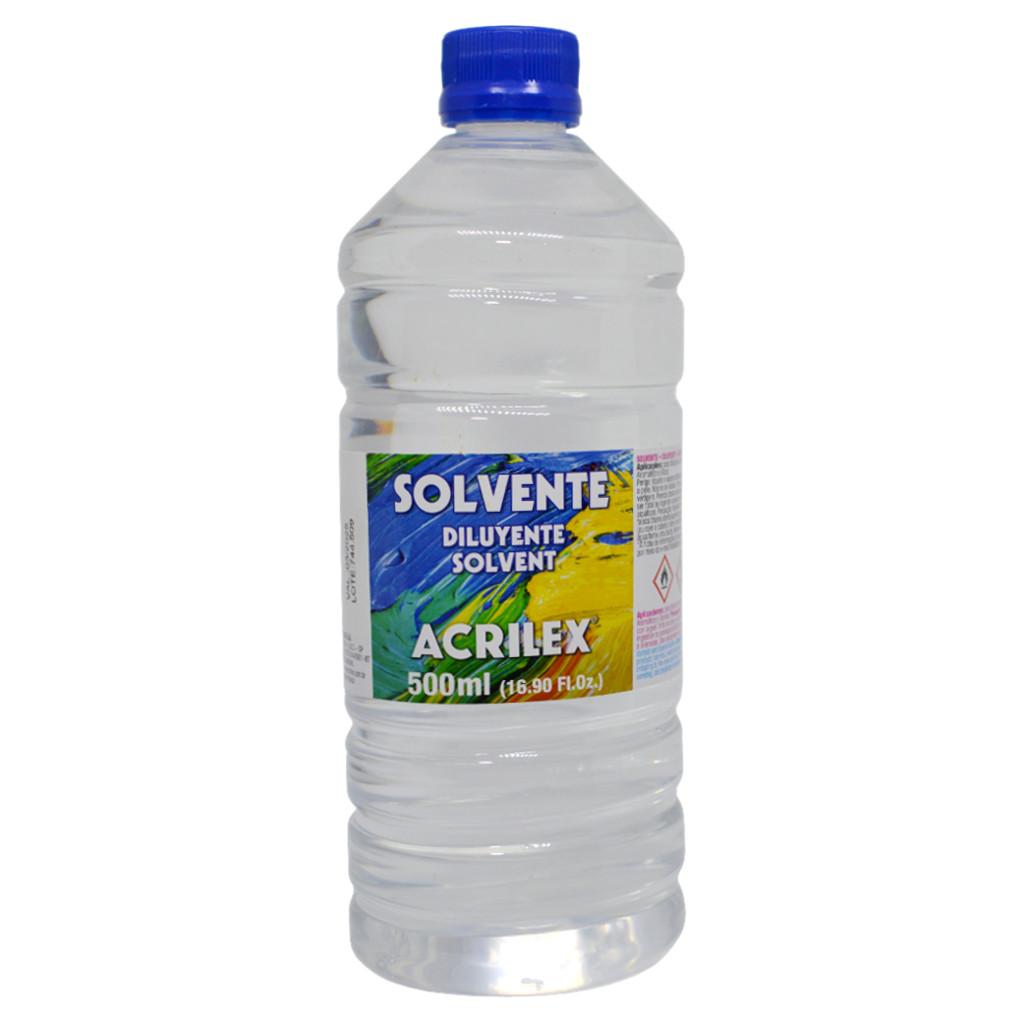 Solvente 500ml Acrilex (1 unidade) - Irmãos Haluli