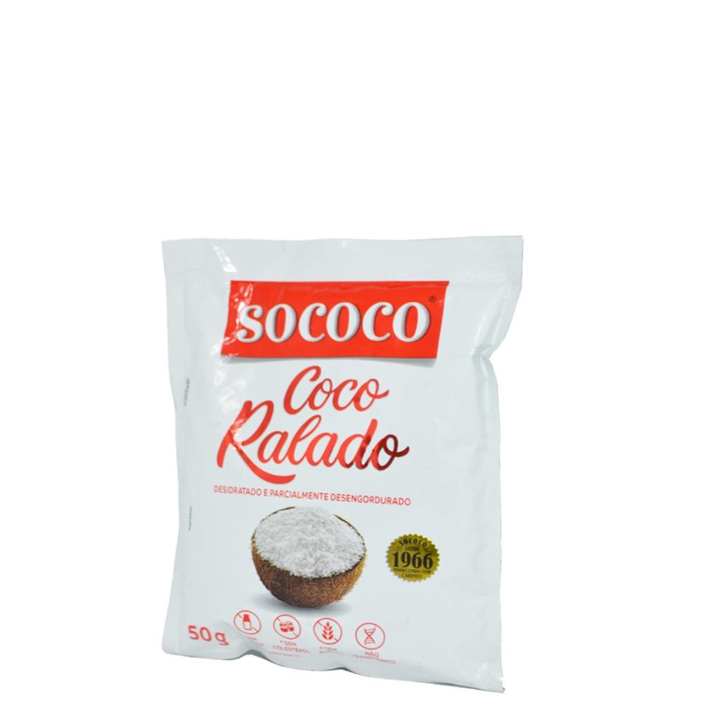 Coco Ralado Sococo (50 gramas) - Irmãos Haluli