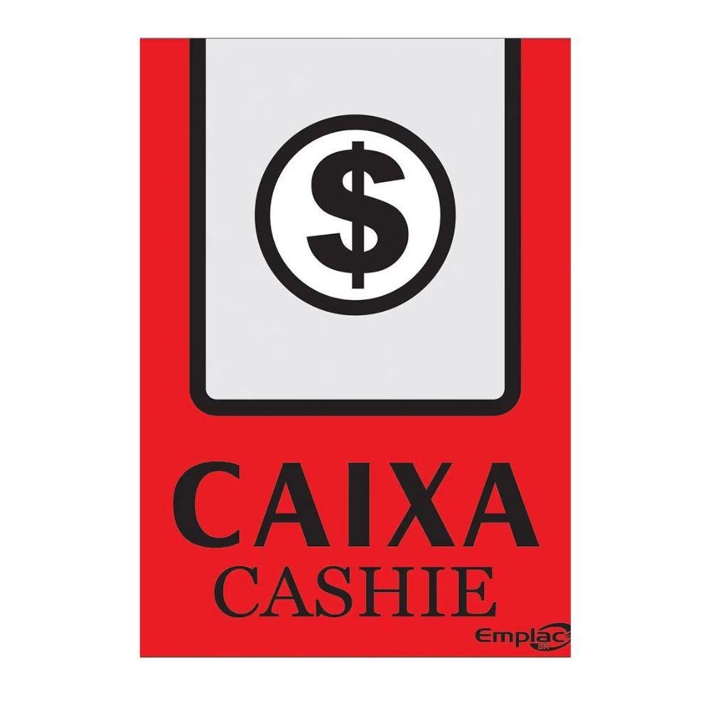 Placa Caixa 20x15cm Português/Inglês Vermelha Emplac (1 unidade ...