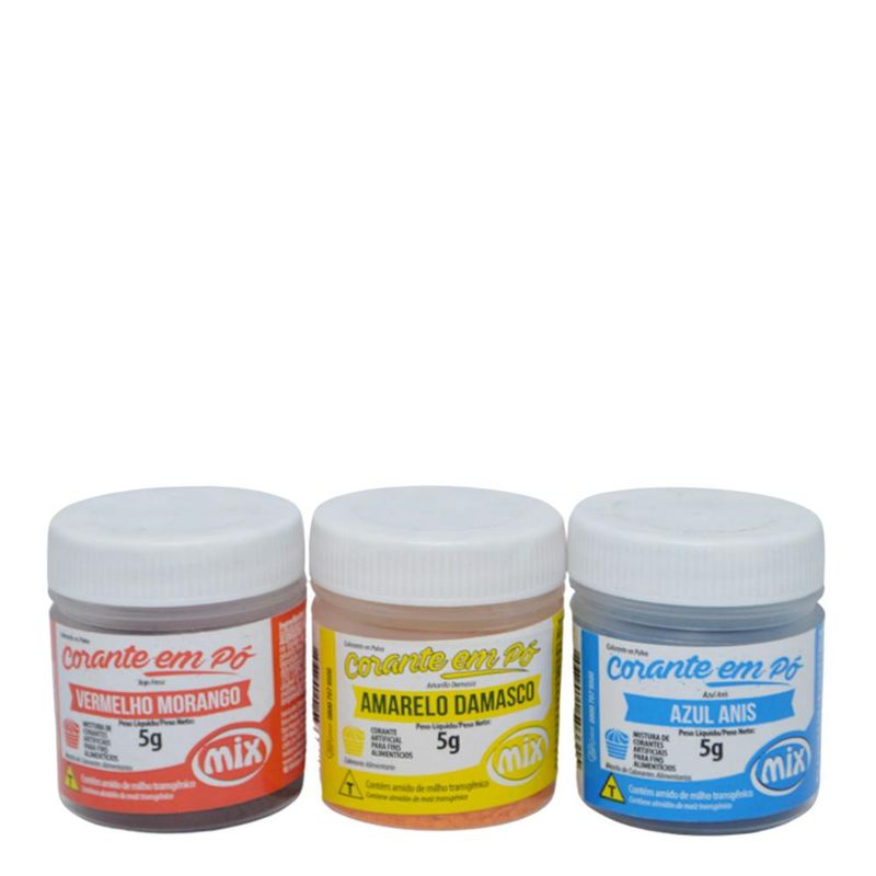 Corante Artificial em Pó 5gr Mix - Irmãos Haluli
