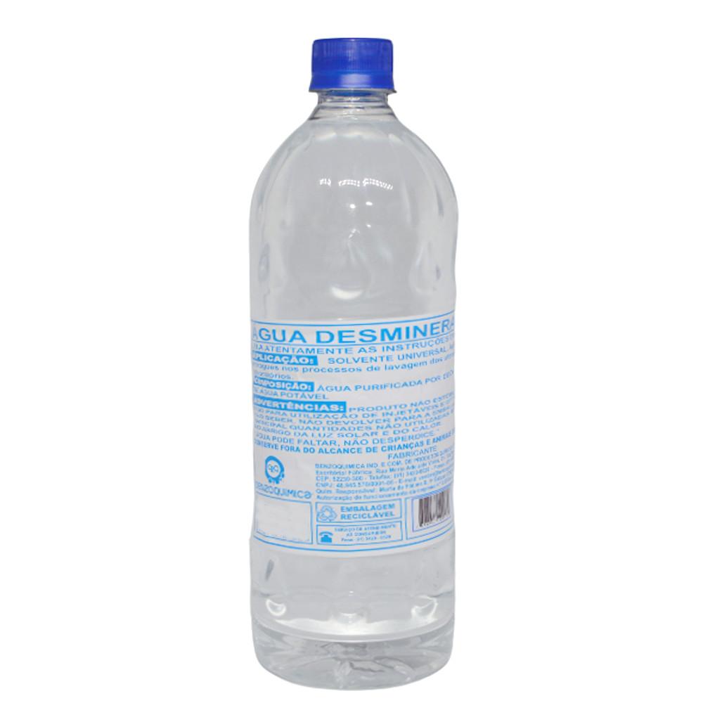Água Desmineralizada Benzoquímica (01 litro) - Irmãos Haluli