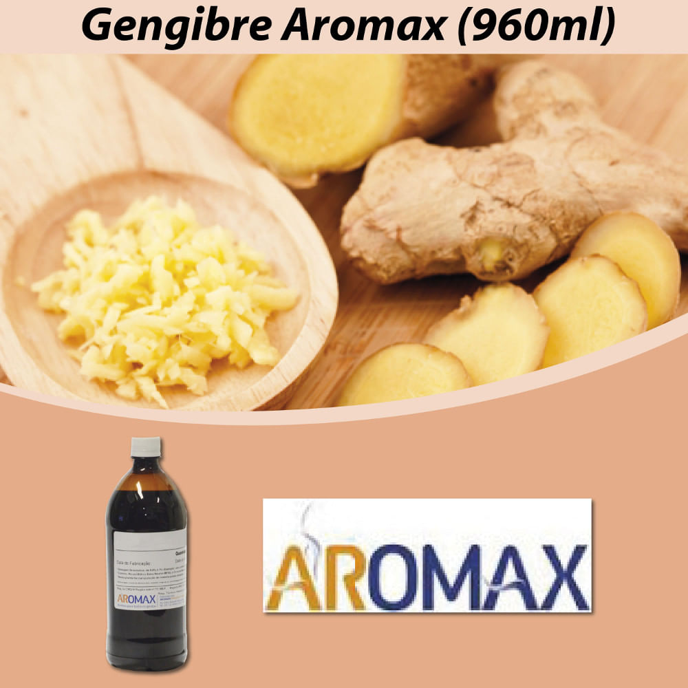 Aroma de Gengibre Aromax (960ml) - Irmãos Haluli