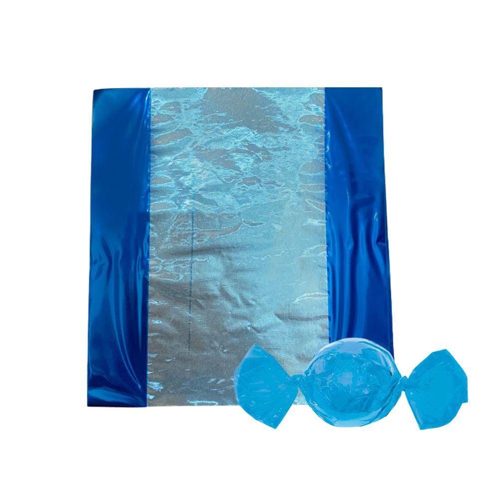 Embalagem para Trufas e Bombons Liso Azul Claro Carber (100 Unidades ...