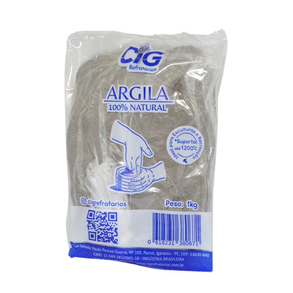 Argila 100% Natural Argicig (1KG) - Irmãos Haluli