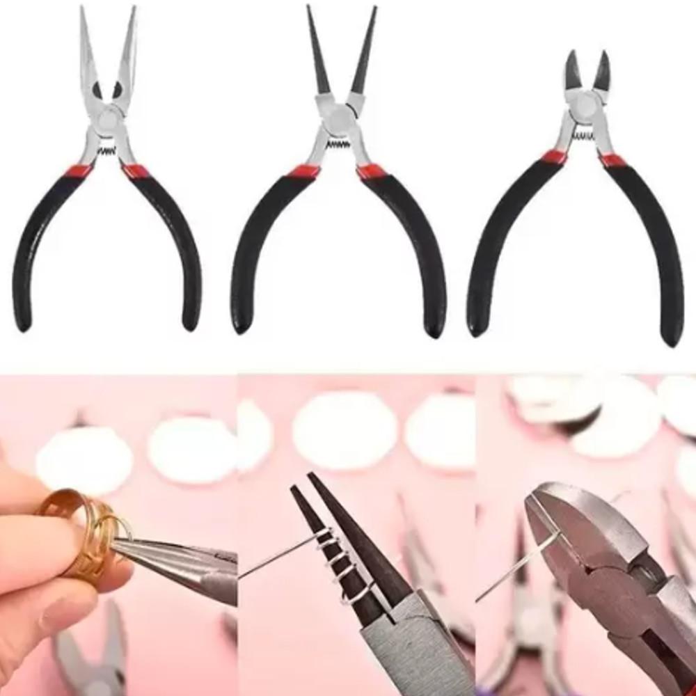 Kit de Alicates para Artesanato 5" 130mm NYBC (03 modelos) - Irmãos Haluli