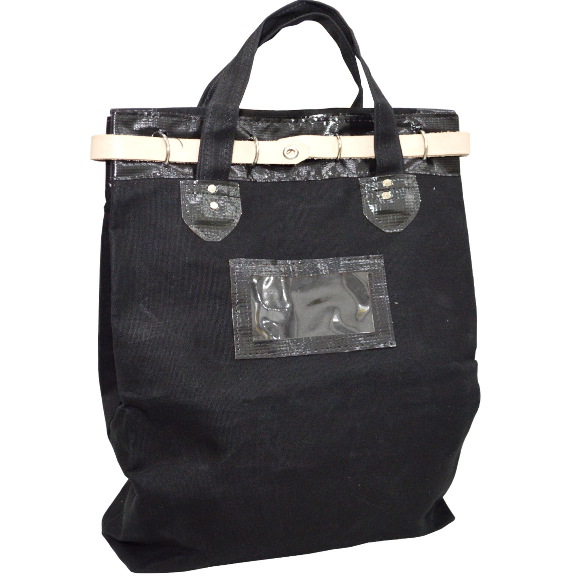 Malote Lona RF01 47x34x14cm Preto (01UND) - Irmãos Haluli