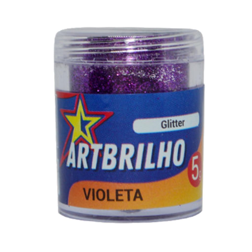 Glitter Violeta ArtBrilho (5 gramas) - Irmãos Haluli