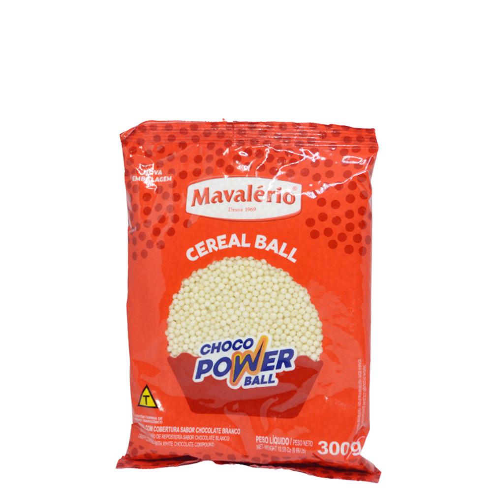 Cereal Ball C/ Cobertura Sabor Chocolate Branco Choco Power Ball Micro ...