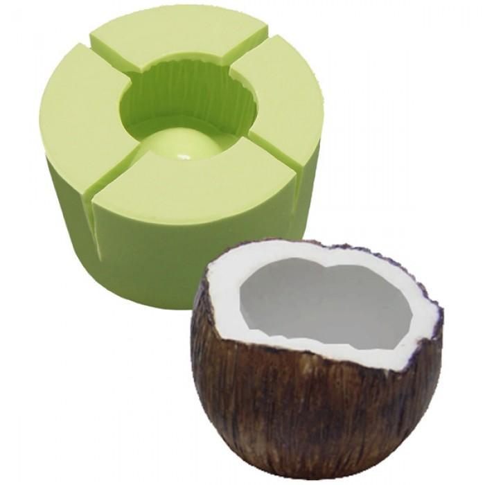 Molde de Silicone Coco Pequeno Ref. 4478 Acquacolor (01UND) - Irmãos Haluli