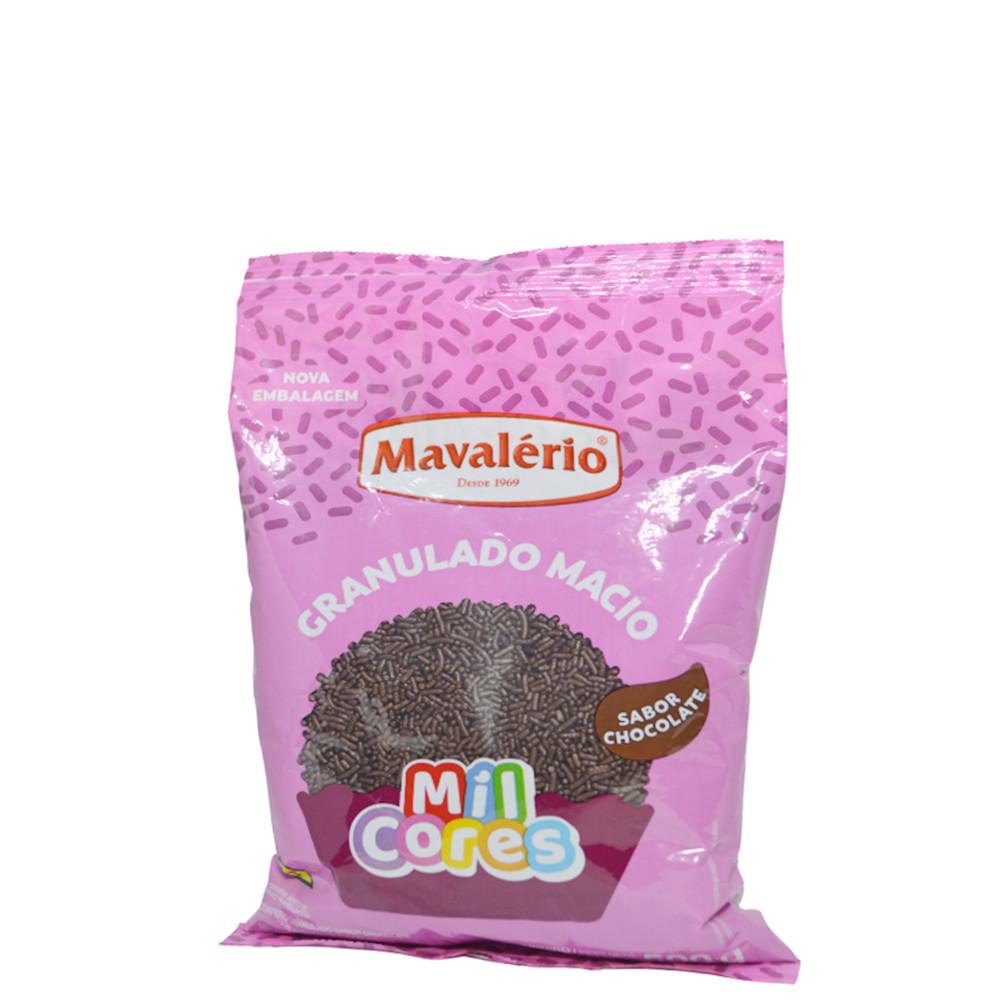 Confeito Granulado Macio Sabor Chocolate Mil Cores Mavalério (500 ...