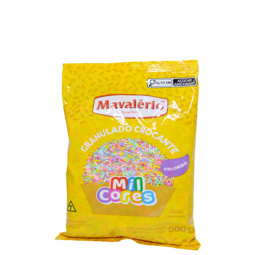 Confeito Granulado Crocante Colorido Baby Mil Cores Mavalério (500 ...