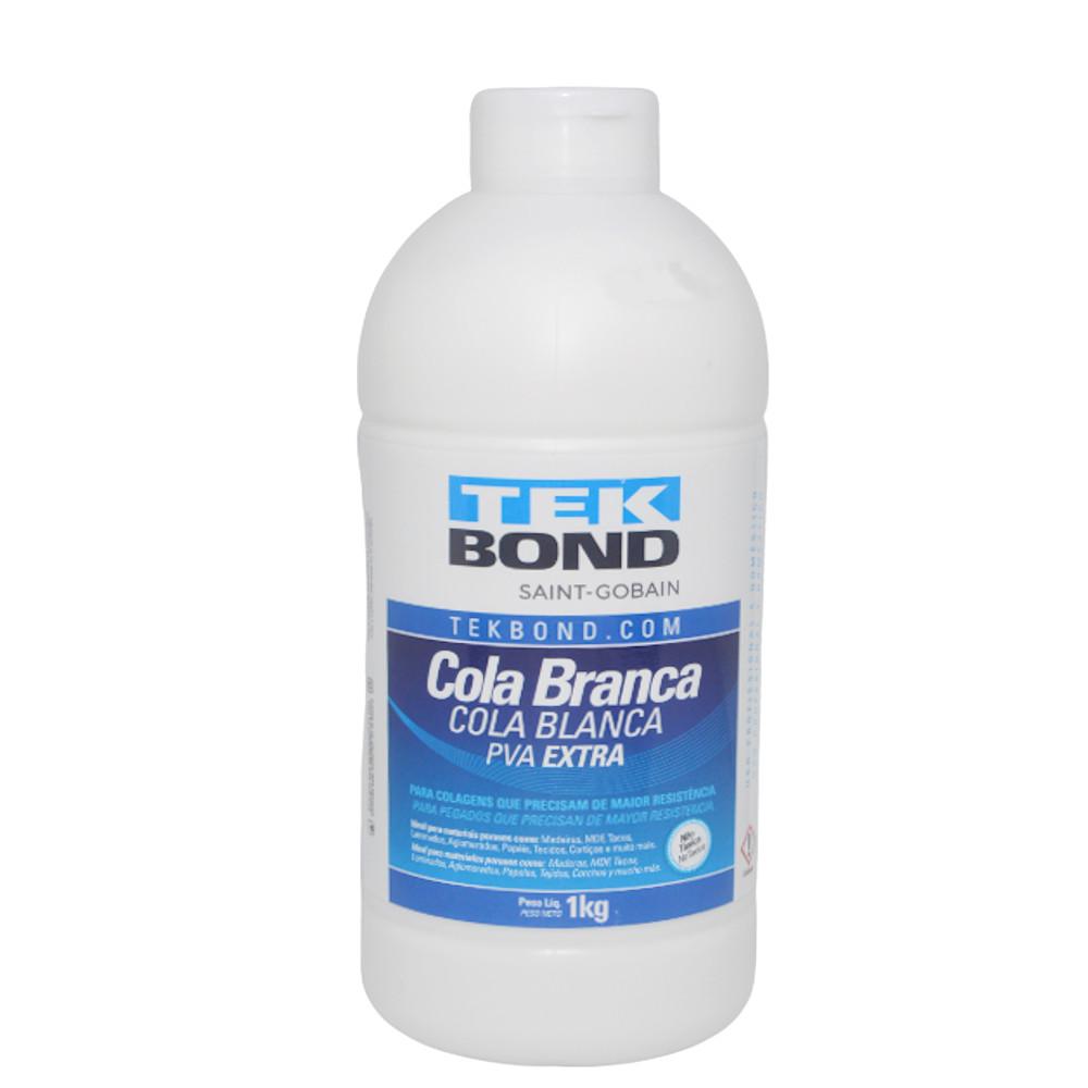 Cola Branca PVA Extra Tek Bond (1KG) - Irmãos Haluli