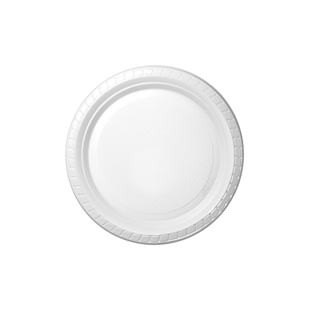 Prato Descartável Branco 15 cm Copobras (10 unidades) - Irmãos Haluli