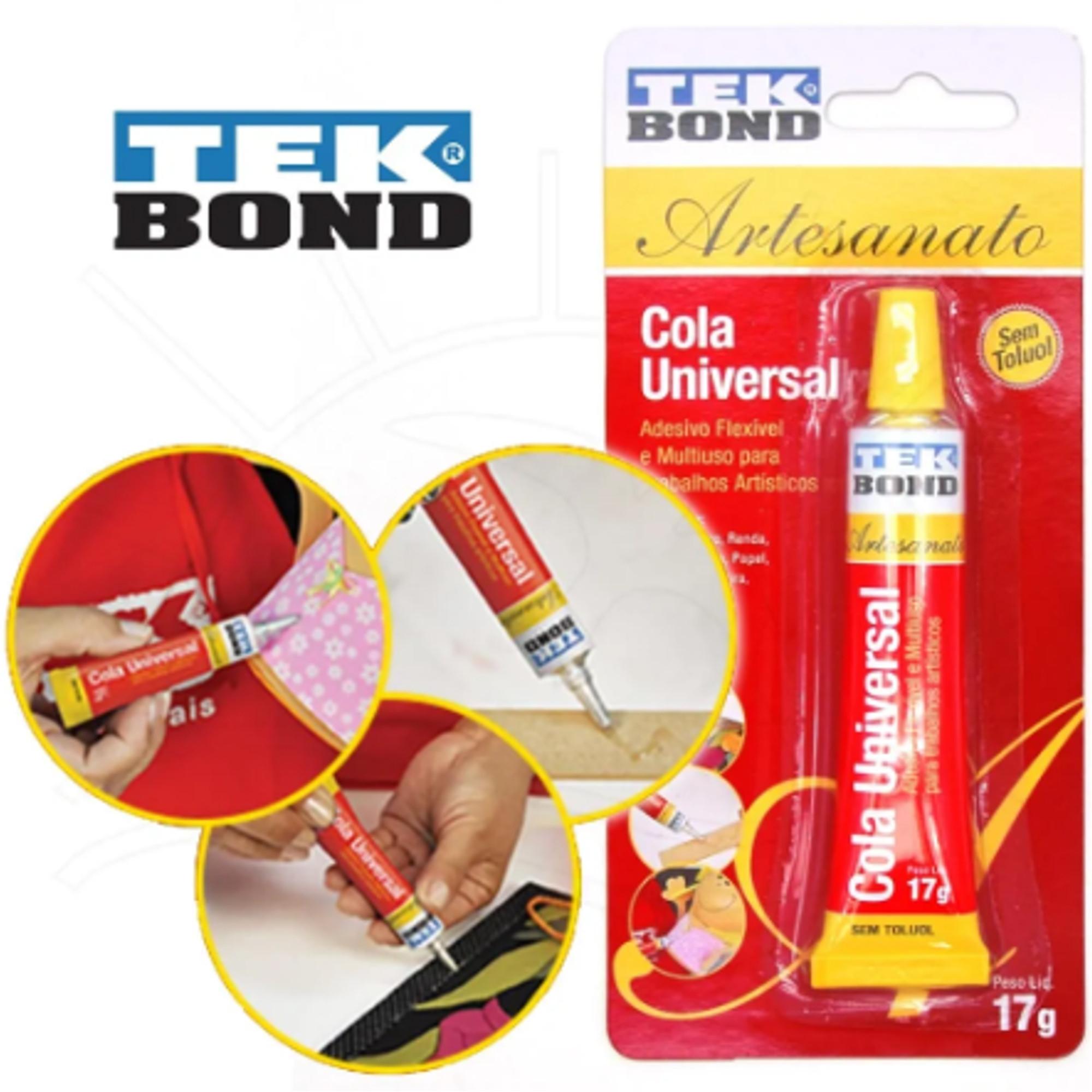 Cola Universal para Artesanato Transparente Tek Bond (17 gramas ...