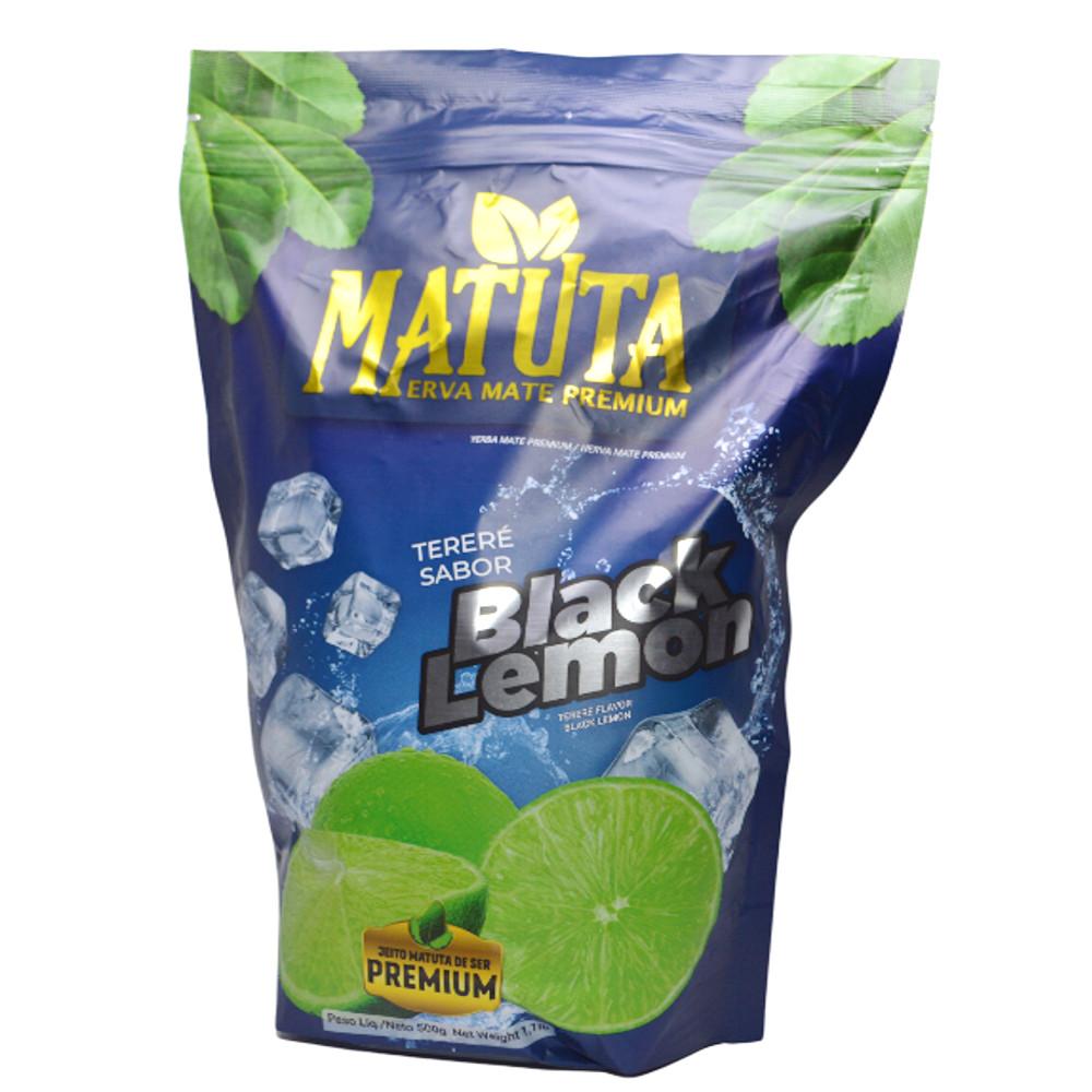 Erva-Mate Tereré Premium Sabor Black Lemon Matuta 500 gramas - Irmãos Haluli