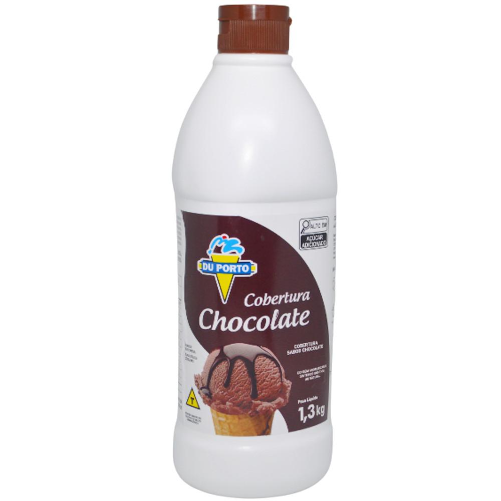 Cobertura para Gelados Comestíveis Sabor Chocolate Du Porto (1,3KG ...