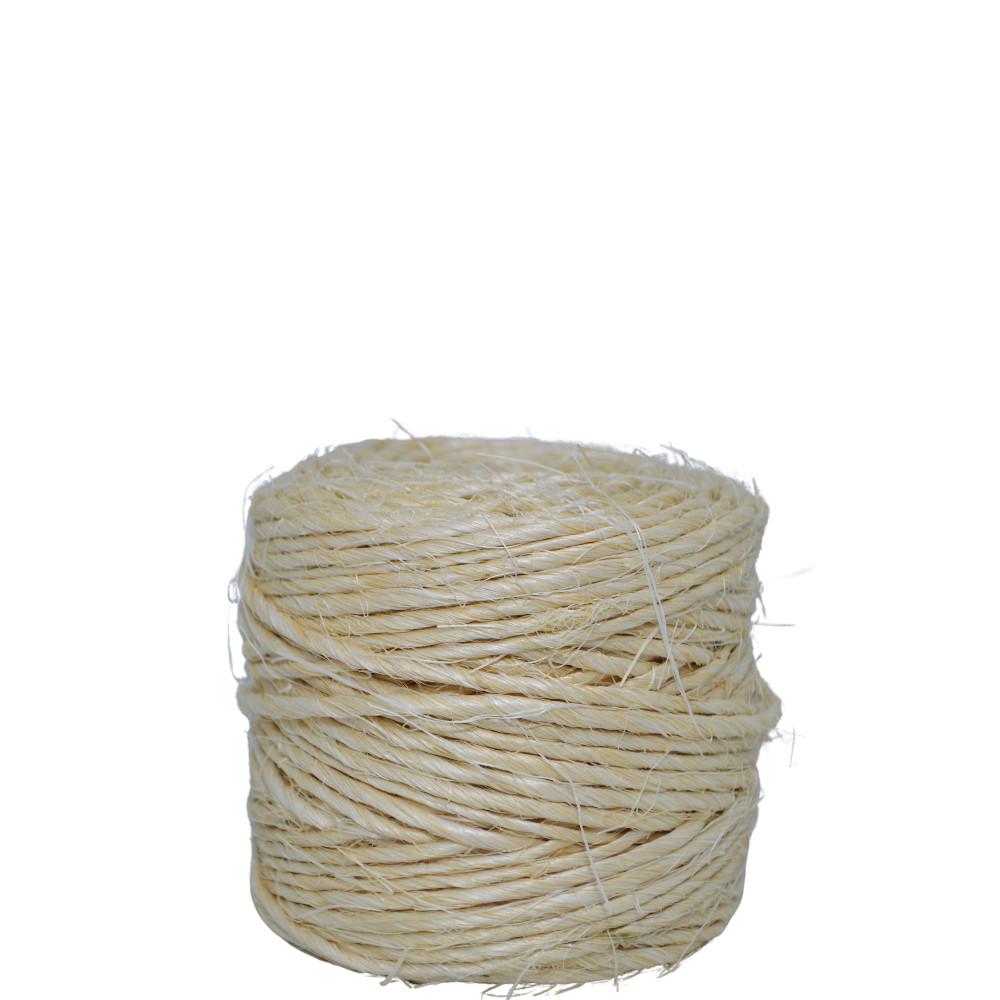 Fio de Sisal Cor Natural Razado Bocazul (Bobina com 264gr / 49 metros ...