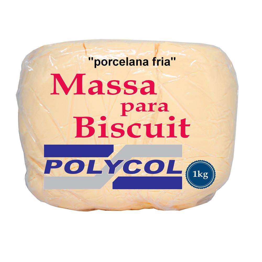 Massa Pronta para Biscuit Pele Polycol (1kg) - Irmãos Haluli