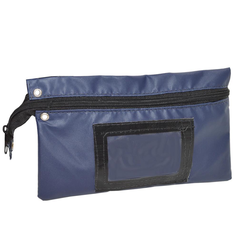 Malote Tipo Banana com Visor 25x15cm Azul (01 unidade) - Irmãos Haluli