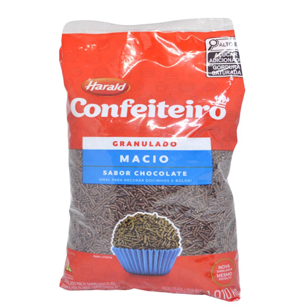 Confeiteiro Granulado Macio Sabor Chocolate Harald (1,010KG) - Irmãos ...