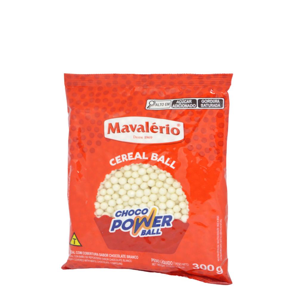 Cereal MIni Ball C/ Cobertura Sabor Chocolate Branco Choco Power Ball ...