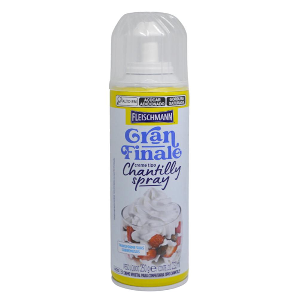 Chantilly Spray Gran Finale Fleischmann (250gr/232ml) - Irmãos Haluli