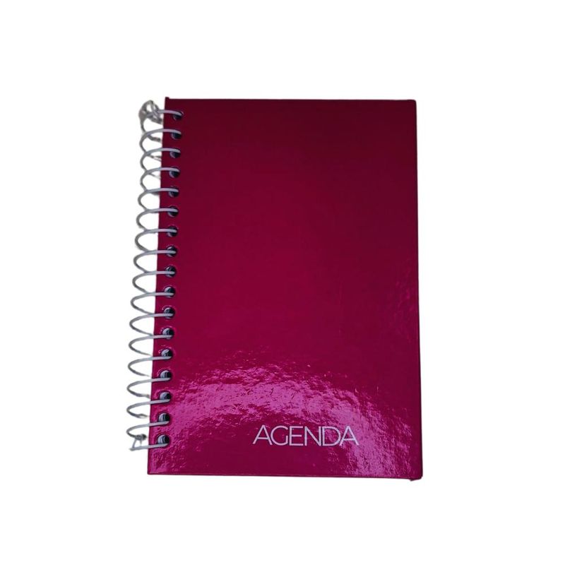 Agenda Capa Dura com Espiral 155x115mm Baag (160 Folhas) - Irmãos Haluli