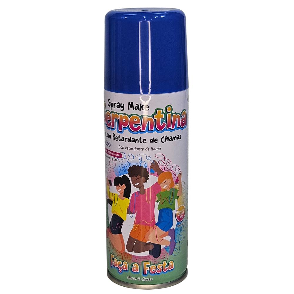 Serpentina com Retardante de Chama Alta Azul 250ml Make+ (1 unidade ...