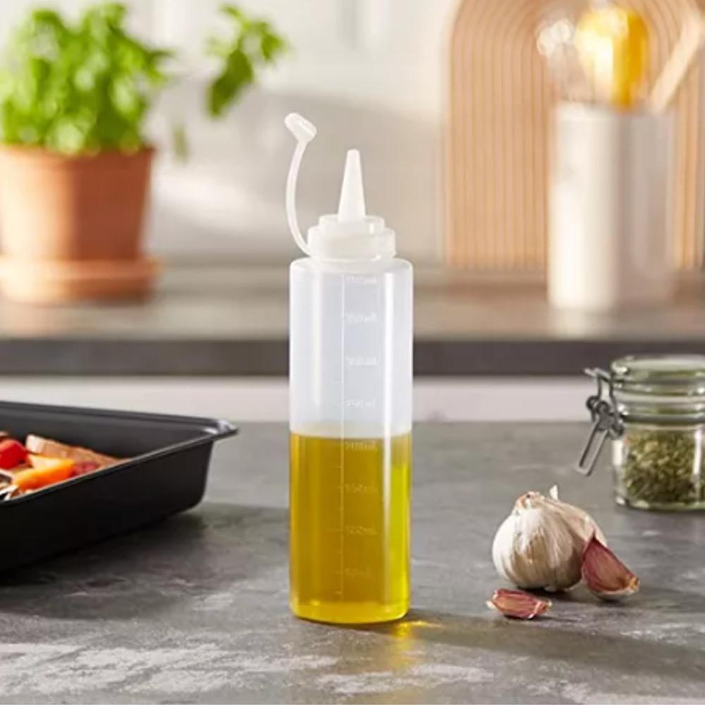 Bisnaga Graduada de Plástico 1000ml Solrac - Irmãos Haluli