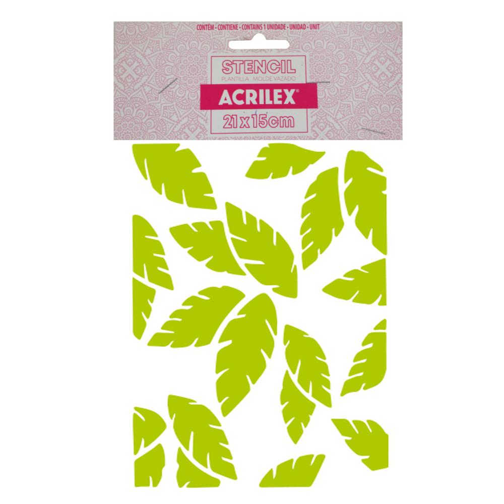 Stencil Simples de Acetato para Pintura 210x150mm RF1538 Folhas 2 ...