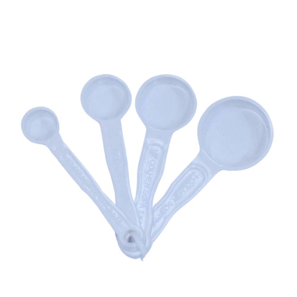 Conjunto de Colheres Medidoras em Plástico Ref.: CM-01 Solrac - Irmãos ...