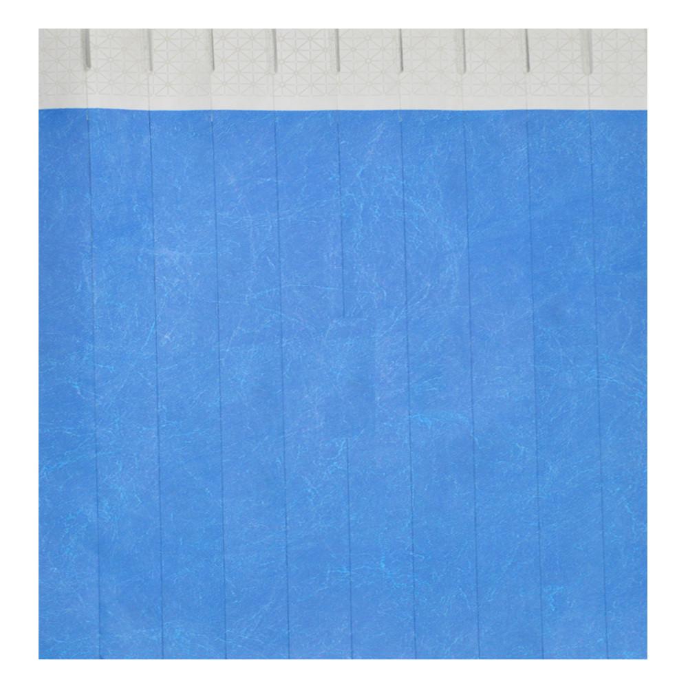 Pulseira de Identificação Tyvek com Lacre Adesivo cor: azul (50 ...