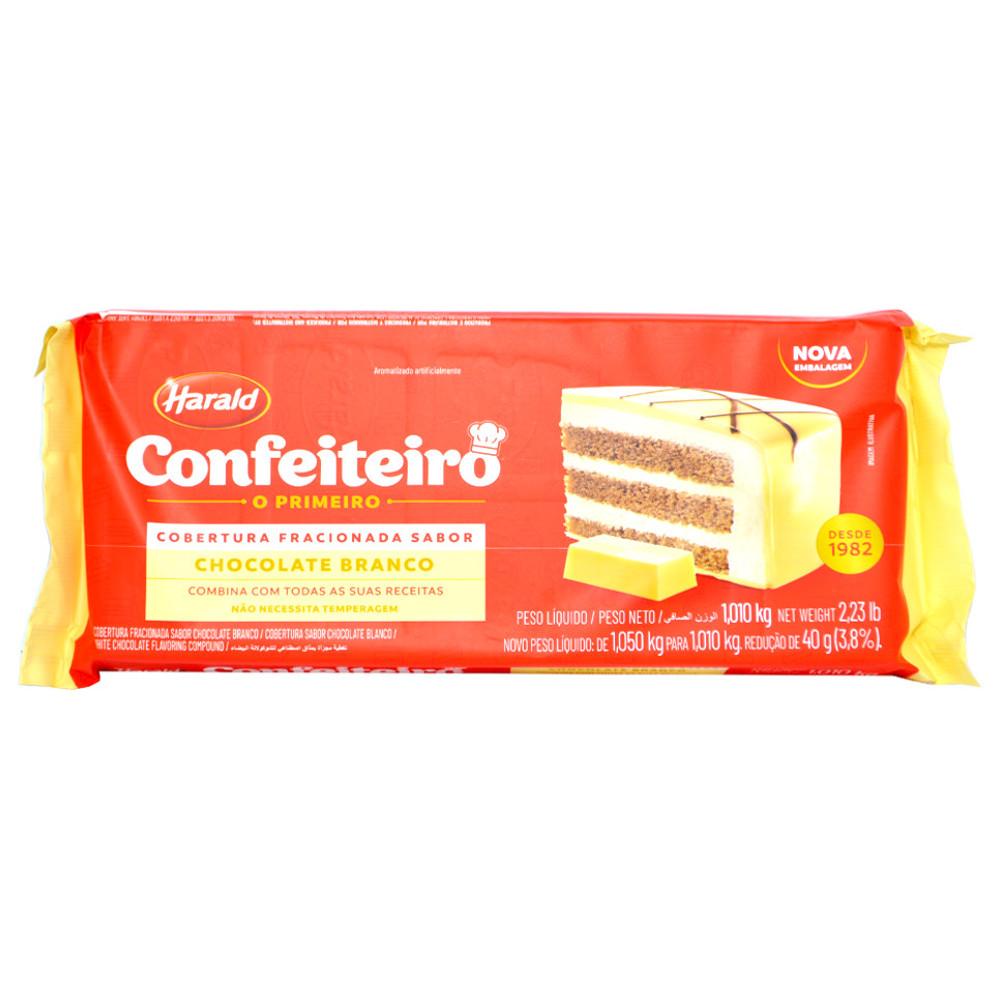Cobertura Confeiteiro Fracionada Sabor Artificial Chocolate Branco ...