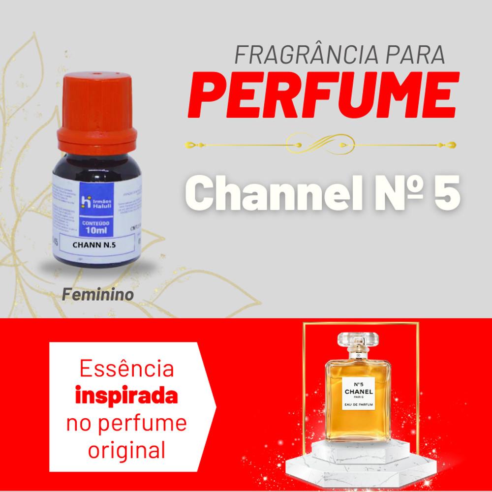 Essência Chann N. 5 P/ Perfumes Linha Vermelha Irmãos Haluli (10ml ...