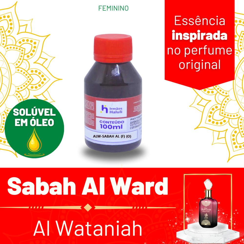 Essência ALW-Sabah AL (F) Solúvel Óleo Perfume Árabe 100ml - Irmãos Haluli