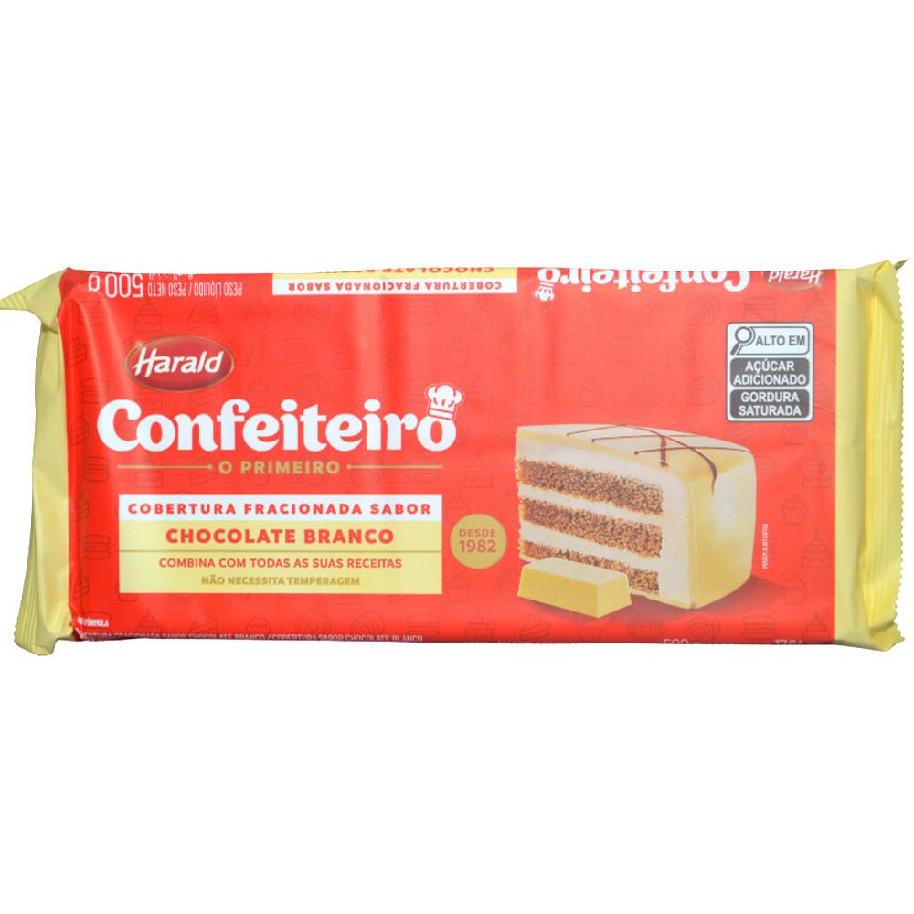 Cobertura Confeiteiro Fracionada Chocolate Branco Harald 500gr - Irmãos ...